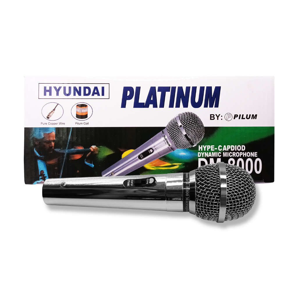 Hyundai DM-8000 Platinum Dynamic Microphone (Hyper cardioid polar ...