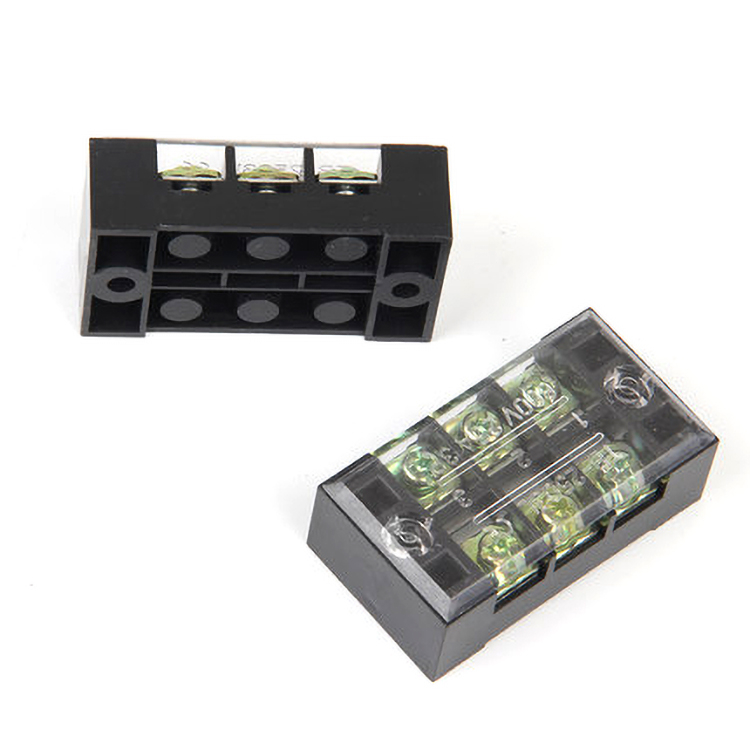 Terminal Block 600V 3 to 8 Slots 15A 25A Copper Molded Type Electrical ...