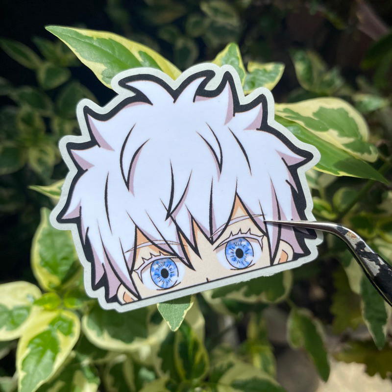 Jujutsu Kaisen | Gojo | JJK | Vinyl Peeker Sticker | Waterproof ...