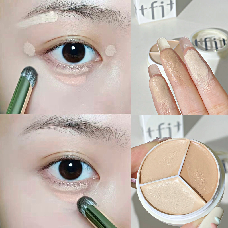 3 Color Concealer Beauty Care Concealer Liquid Foundation Makeup Facial ...