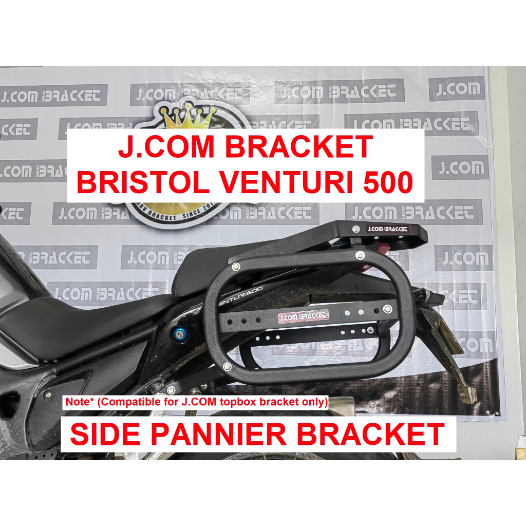 J.COM BRACKET For BRISTOL VENTURI 500 HEAVY DUTY TOPBOX BRACKET AND ...