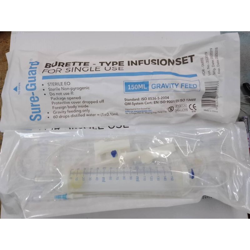 Sure-Guard Burette- Type Infusion Set/ Soluset | Shopee Philippines