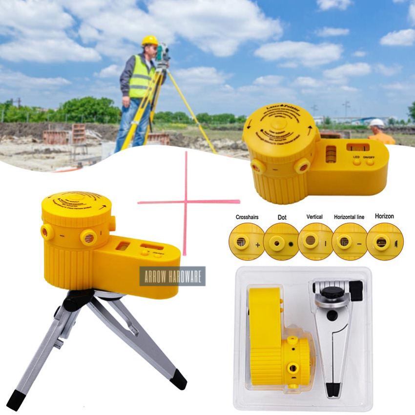 Portable Multi Function Laser Level Leveler 6 Modes Horizontal Line ...