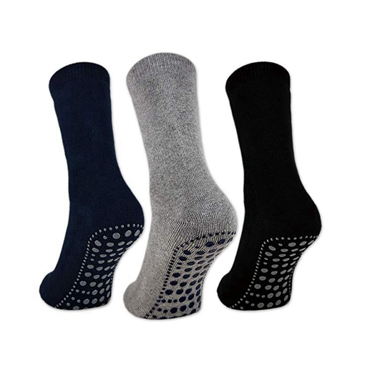 Fashion socks Slip Resistant Non Skid Soles Socks Sizes: US 4-14 ...