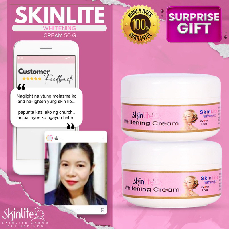 EXP DATE: 05/04/2026 | SKINLITE WHITENING CREAM MADE in INDIA 50g ...