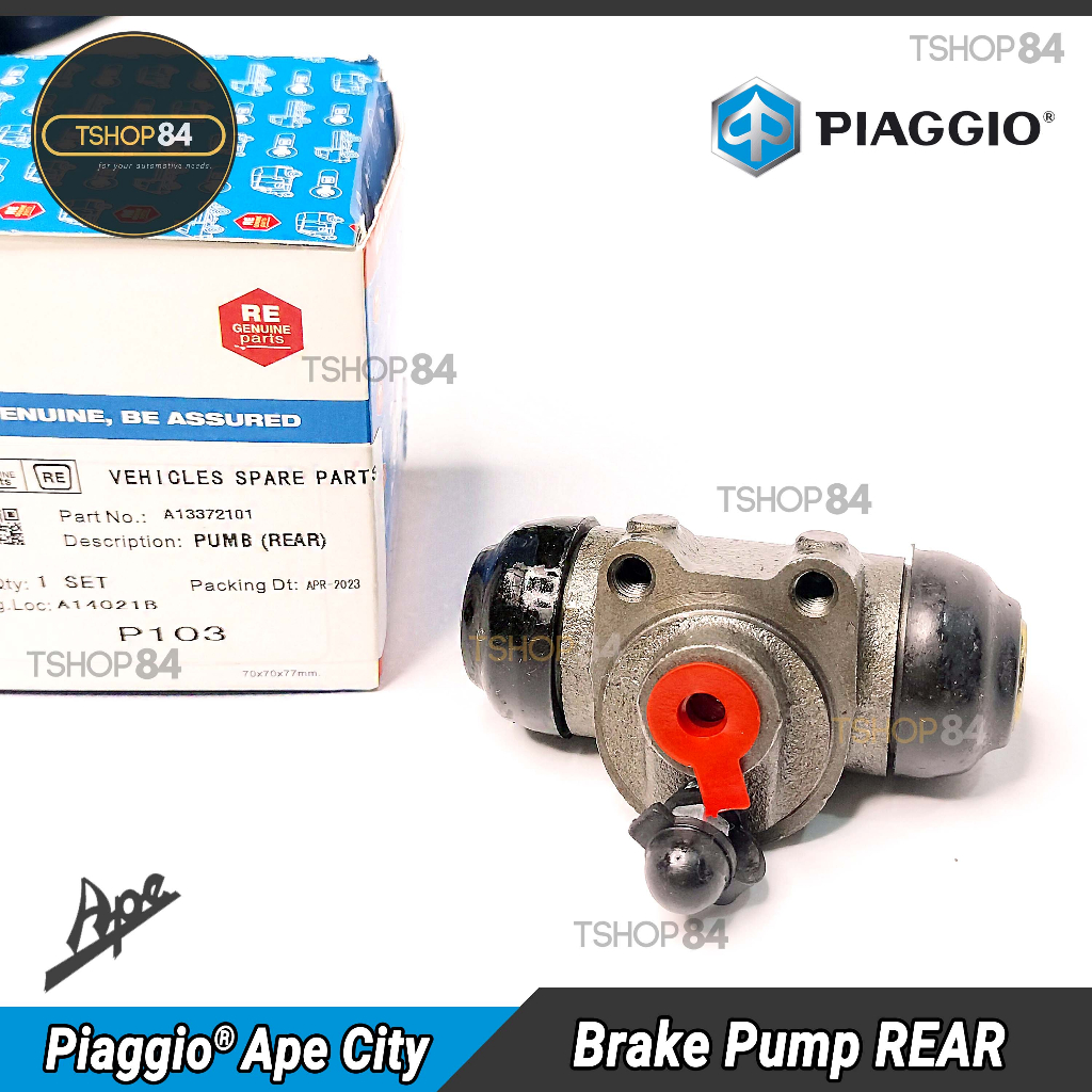 PIAGGIO Ape City Brake Pump FRONT and REAR #P104 #P103 | Shopee Philippines