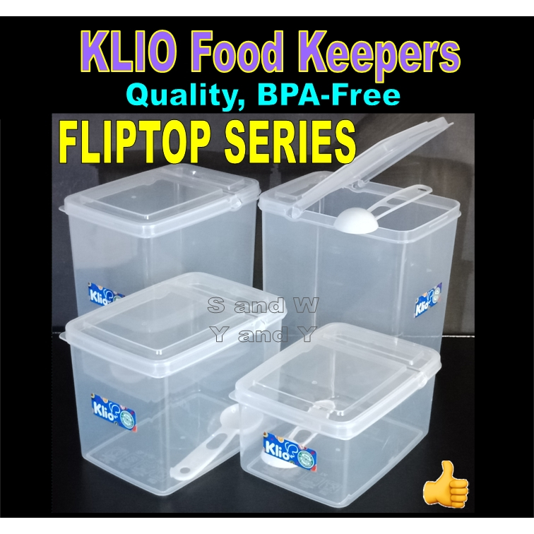 KLIO FLIPTOP SERIES, Food Keepers, Containers, Storages, High Quality ...