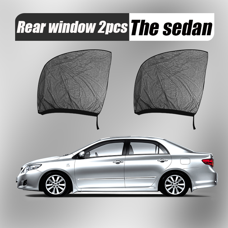 【2-4PCS SUV Truck Car】Car curtain window Car window shade Car mosquito ...