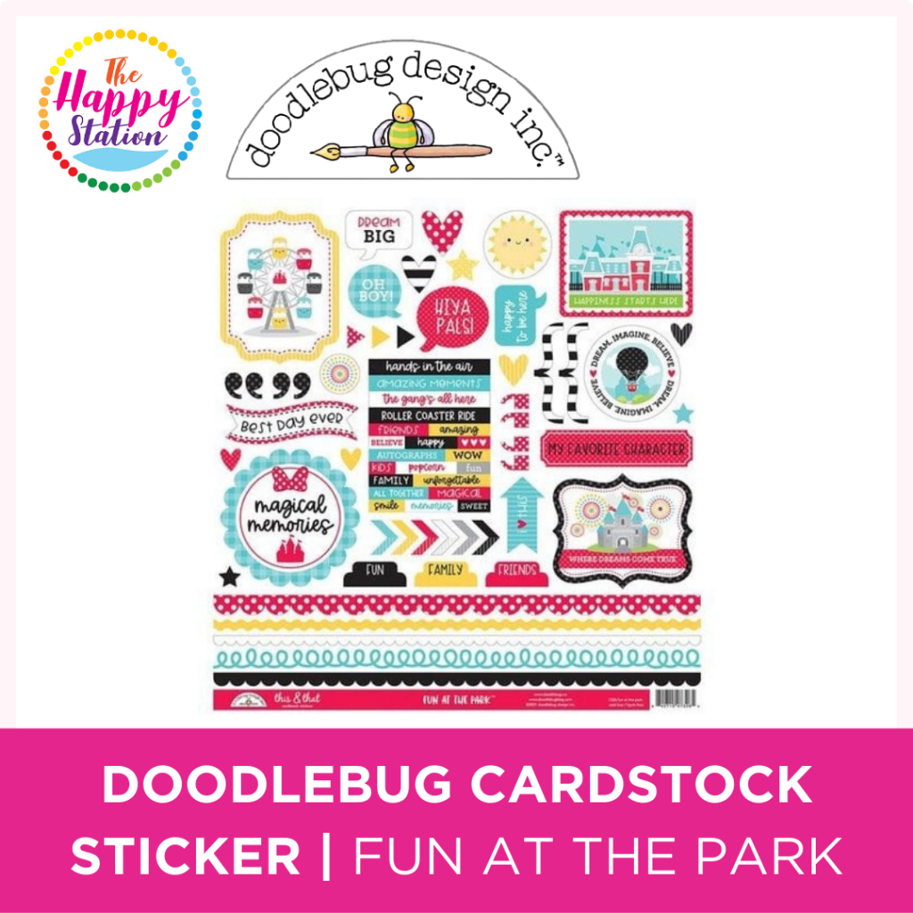 DOODLEBUG DESIGN | Cardstock Sticker - This & That, Fun at the Park, 12 ...