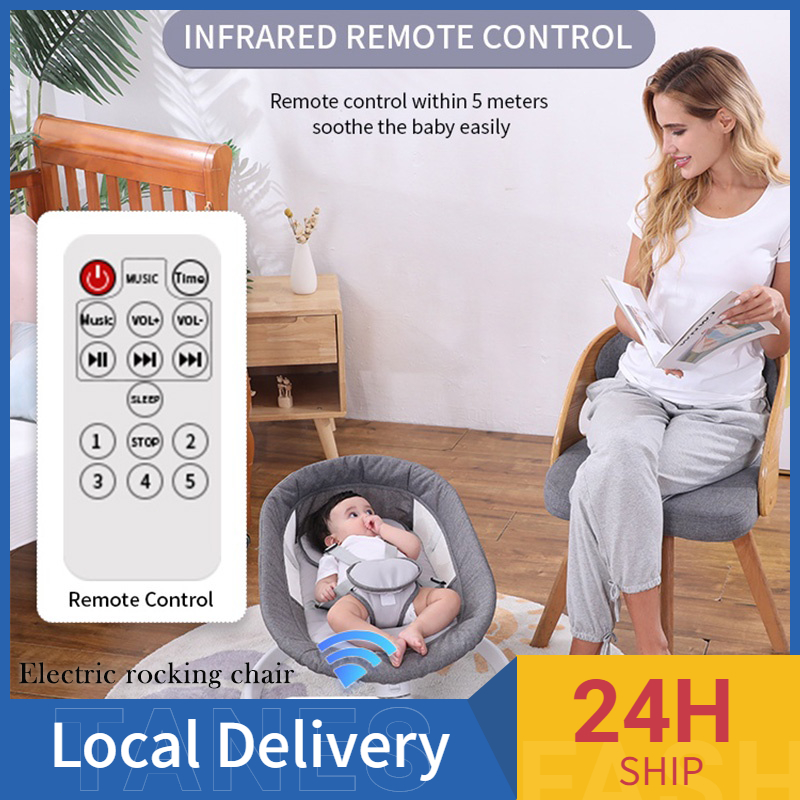 Baby Rocking Chair Swing Smart Remote Control Baby Rocking Chair Music ...