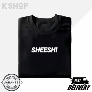 New Graphic Tees Printed (SHEESH!) Design Cotton Spandex T-Shirt For ...