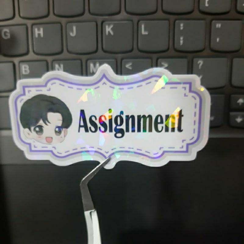 Subject and Name Stickers Waterproof CHIBI Design | Shopee Philippines