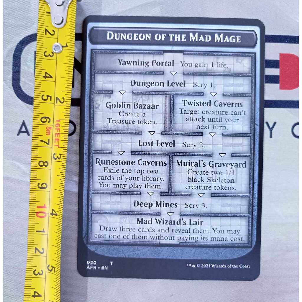 Dungeon of the Mad Mage Token (Oversized) - Oversize Cards (OVER ...