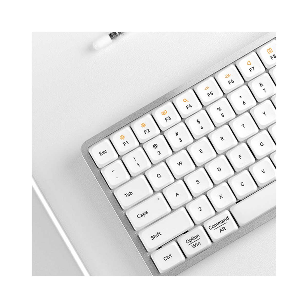 Lofree Flow 84 Keys Dual Mode Low Profile Mechanical Keyboard (Silver ...