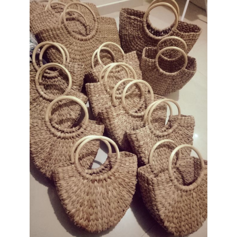 Seagrass bangkuan bag native bag banig bangkwan abaca woven hand bag ...