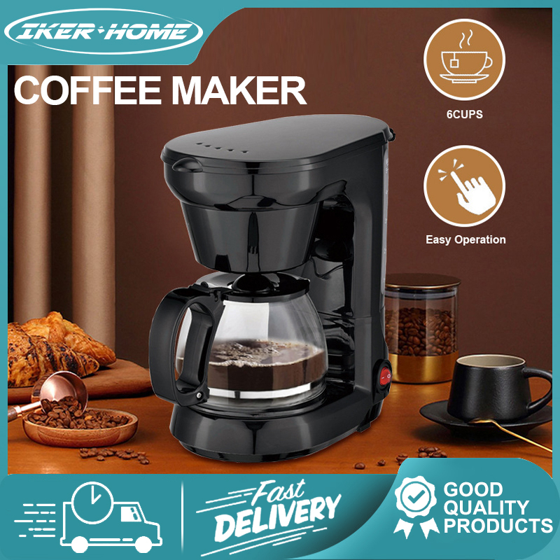 IKER 750ML Coffee maker Household small automatic coffee maker machine ...