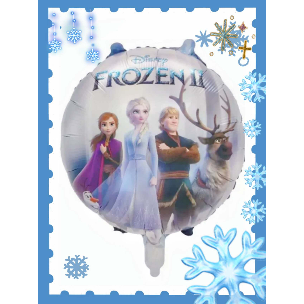 Princess Elsa Anna 18 inches Round Frozen 2 themebirthday party ...