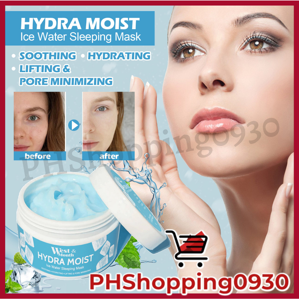 QYZV 100g Hydra moist Ice Water sleeping mask Face Skin collagen ...