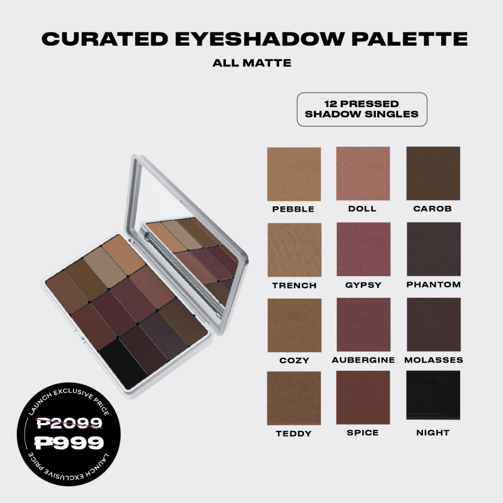 Issy Curated Eyeshadow Palette in All Matte | Shopee Philippines