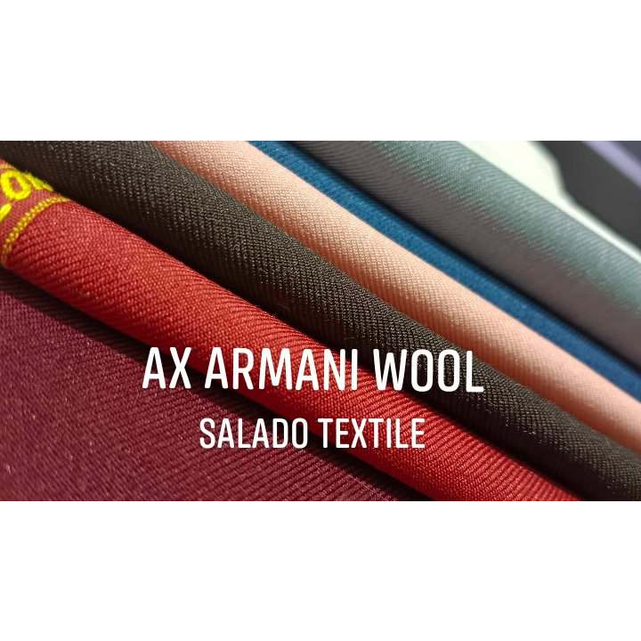 AX Armani Wool Fabric 60" inches Width - sold per yard | Shopee Philippines