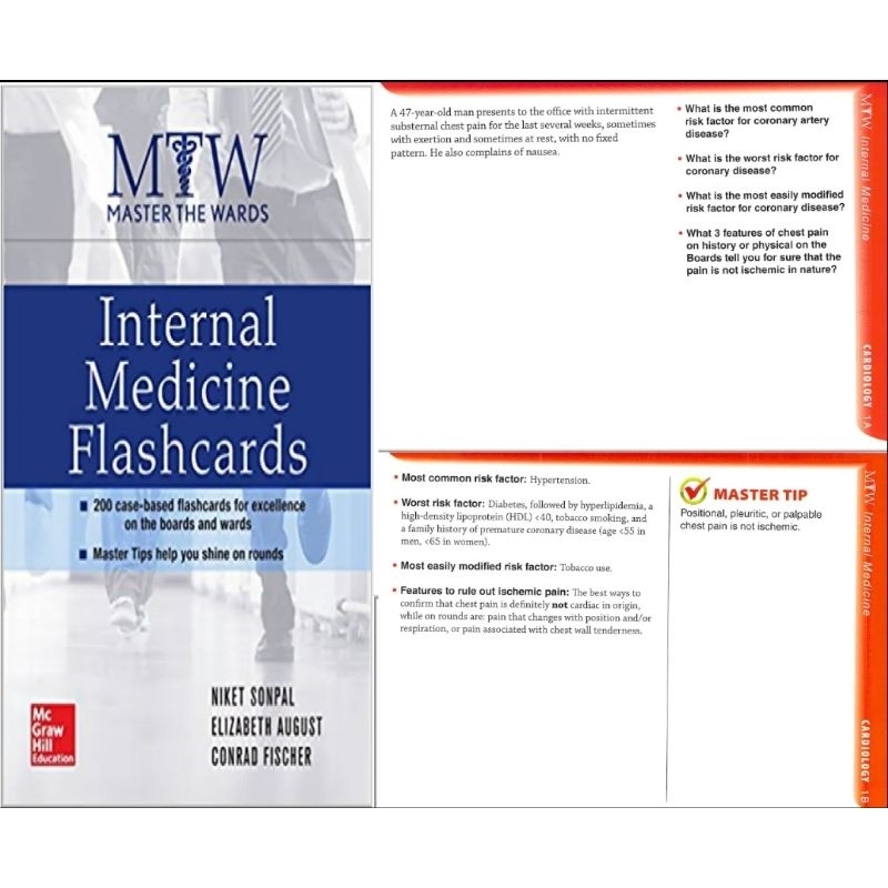 Medicine Students' PLE Review Master the Wards Internal Medicine Flashcards | Shopee Philippines