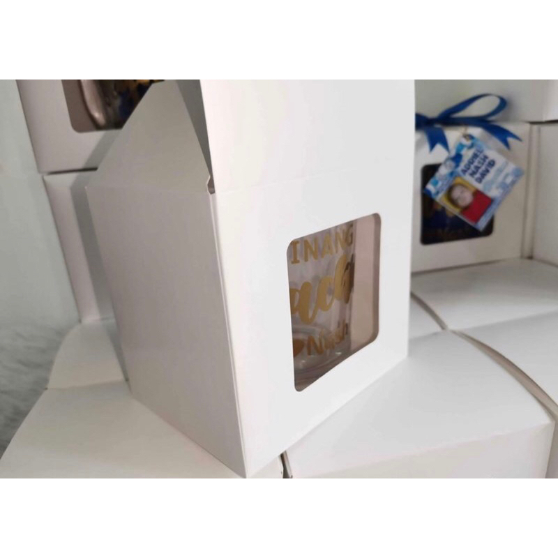 Mug Box with Window (10 pieces 25 pieces / 50 pieces) | Shopee Philippines