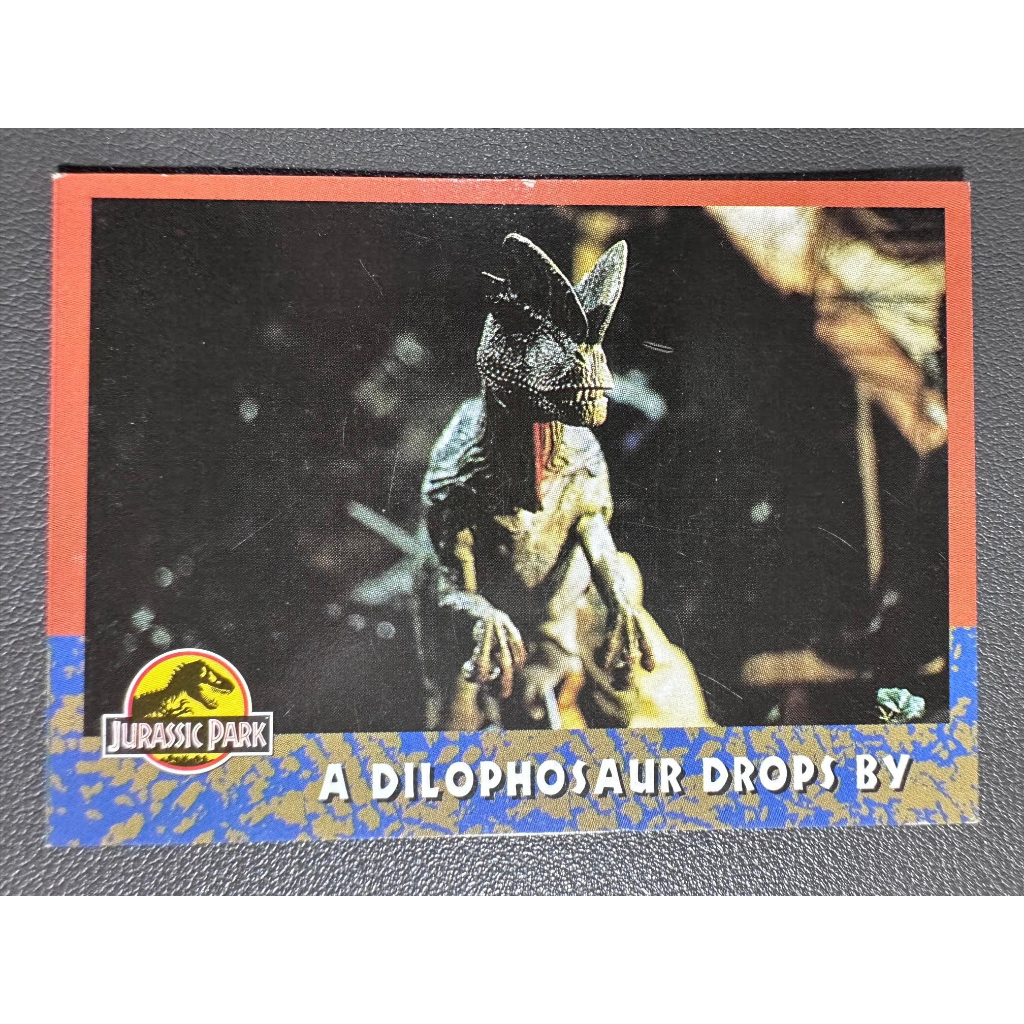 1993 Jurassic Park Trading Cards - Raptor Triceratops T-Rex Dilophosaur ...