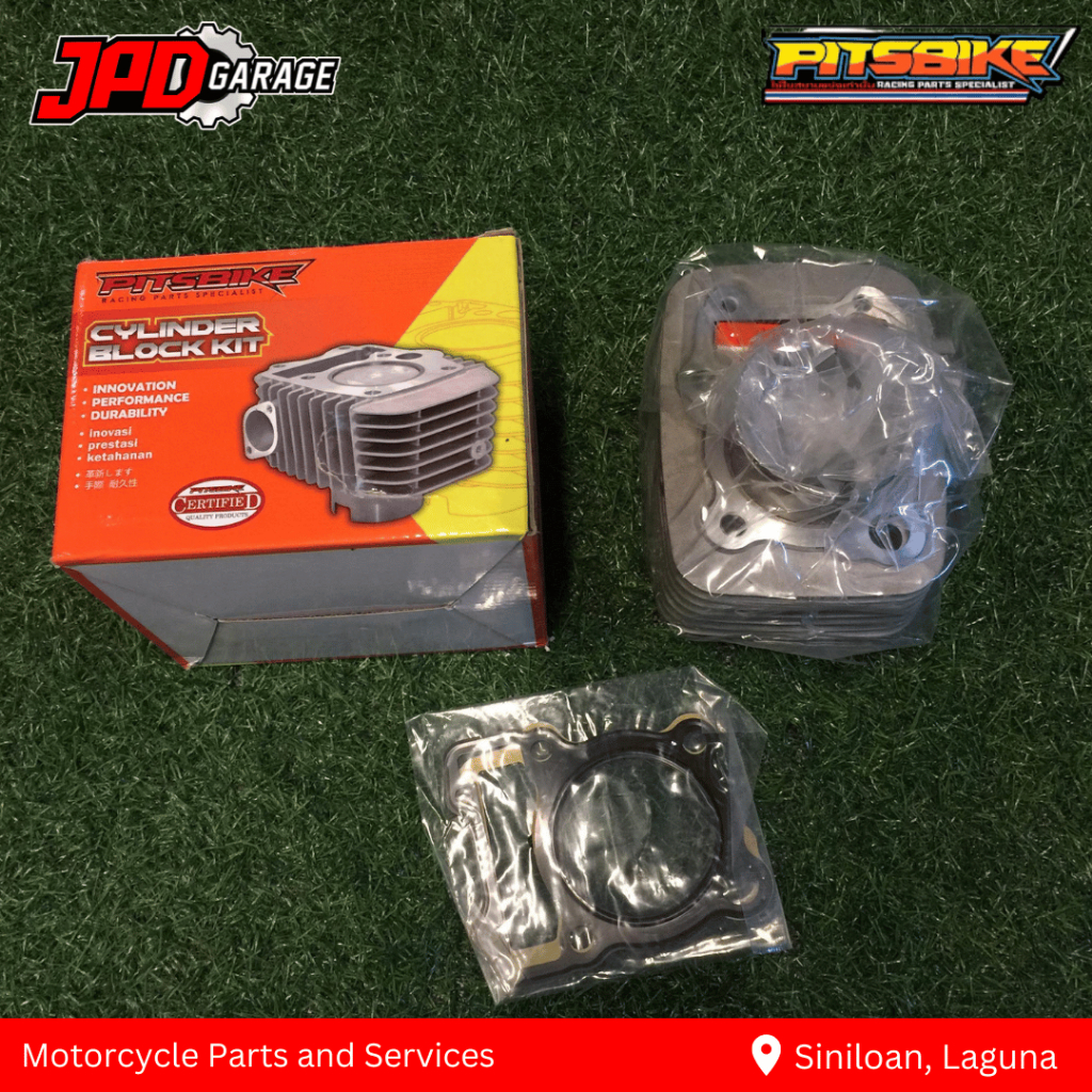 JPD Garage Pitsbike Cylinder Block kit - Kawasaki KLX150 (63mm ...