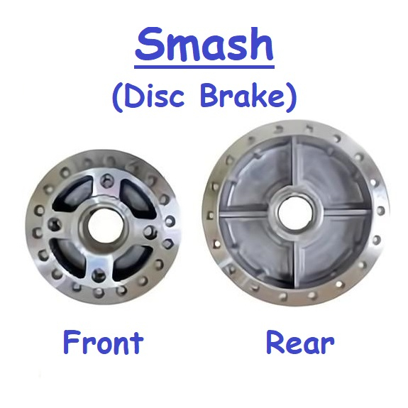 Motorcycle Smash (Disc Brake) - Front + Rear Hub | Shopee Philippines