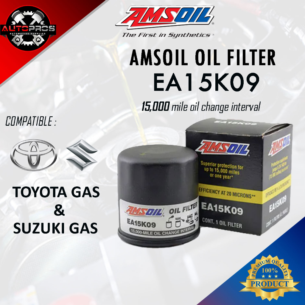 AMSOIL EA15K09 Oil Filter (Cross Ref. VIC C-110) | Shopee Philippines