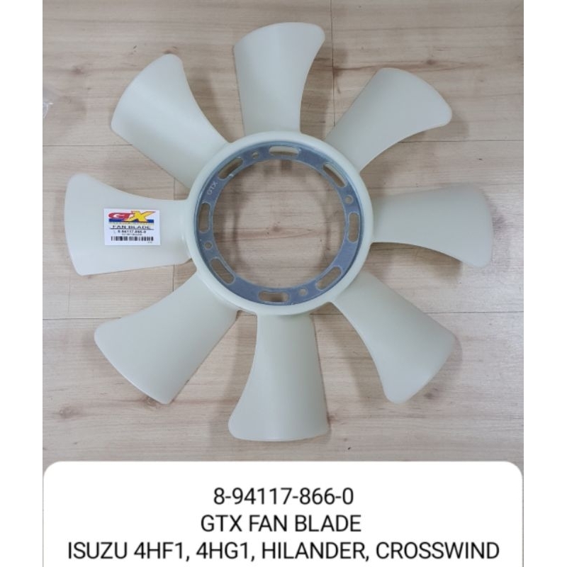 Fan Blade Isuzu 4HF1, 4HG1, HILANDER, CROSSWIND | Shopee Philippines