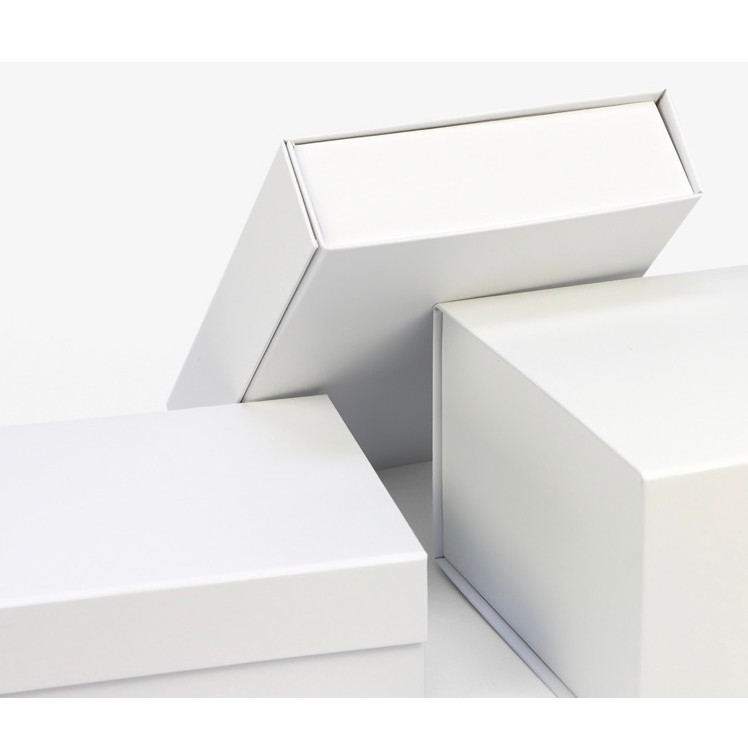 Color White | Square folding paper box magnetic packaging boxes gift ...