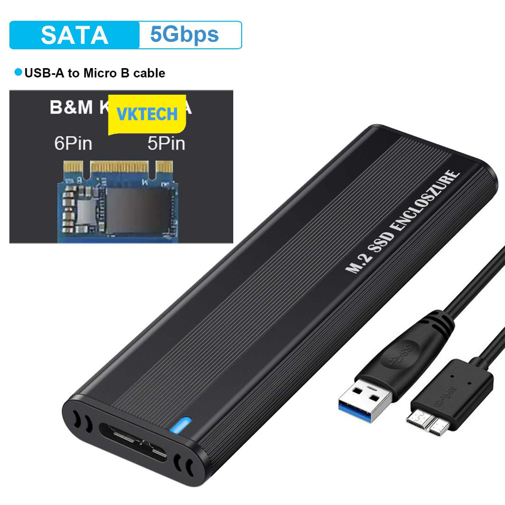 GSE Dual Protocol M.2 NGFF SSD Case 10Gbps M.2 NGFF SSD Enclosure ...