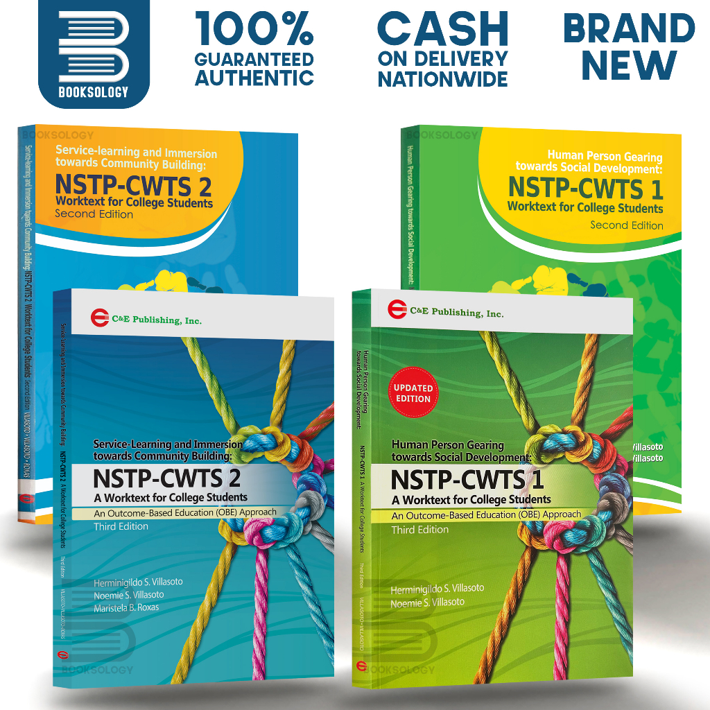 NSTP-CWTS 1 & 2 A Worktext for College Students 2nd & 3rd Edition ...