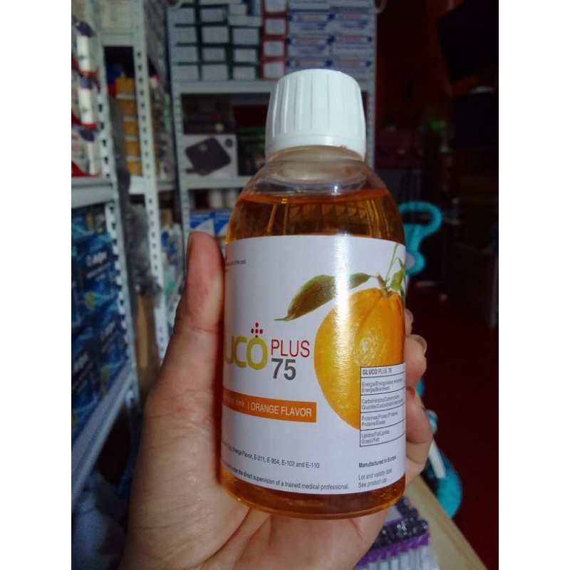 Gluco Plus 75g 200ml orange flavor. | Shopee Philippines