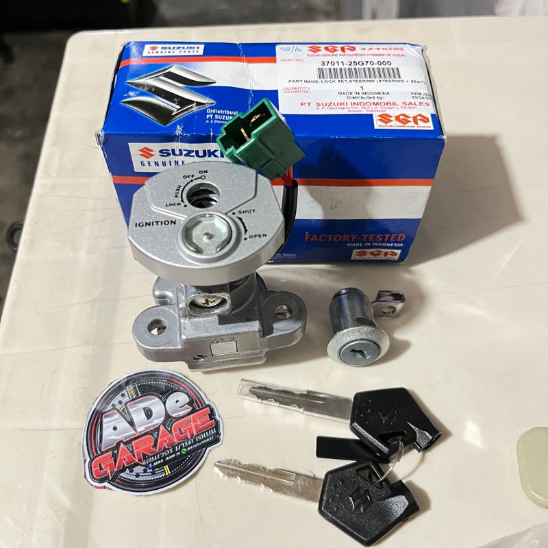 SGP Ignition Switch / Key Set Raider 150 Carb (Suzuki Genuine) For ...