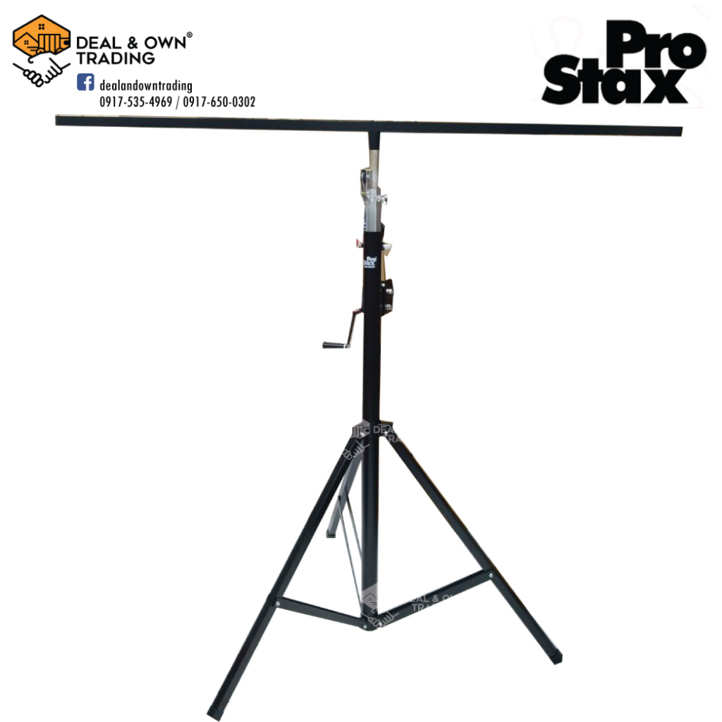 Prostax SS-022 Crank Stand for Lights (Height: 1.8-4.3M, Bar 2M ...