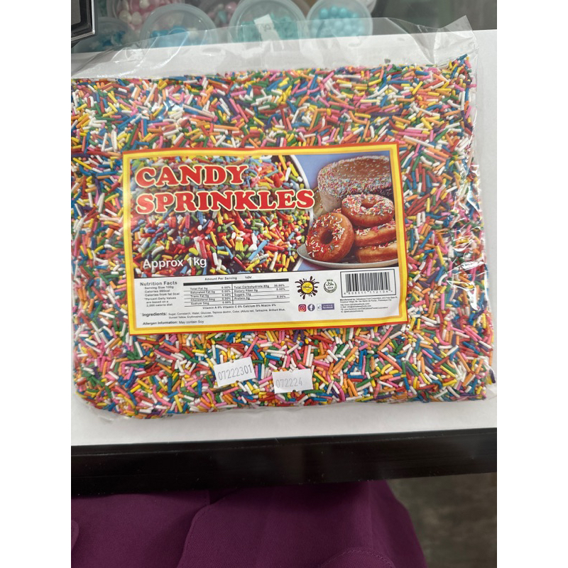 Rainbow Sprinkles 1kg | Shopee Philippines