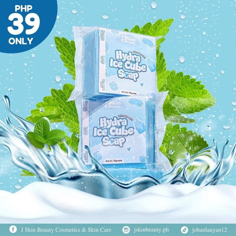 HYDRA ICE CUBE SOAP 70g | Shopee Philippines