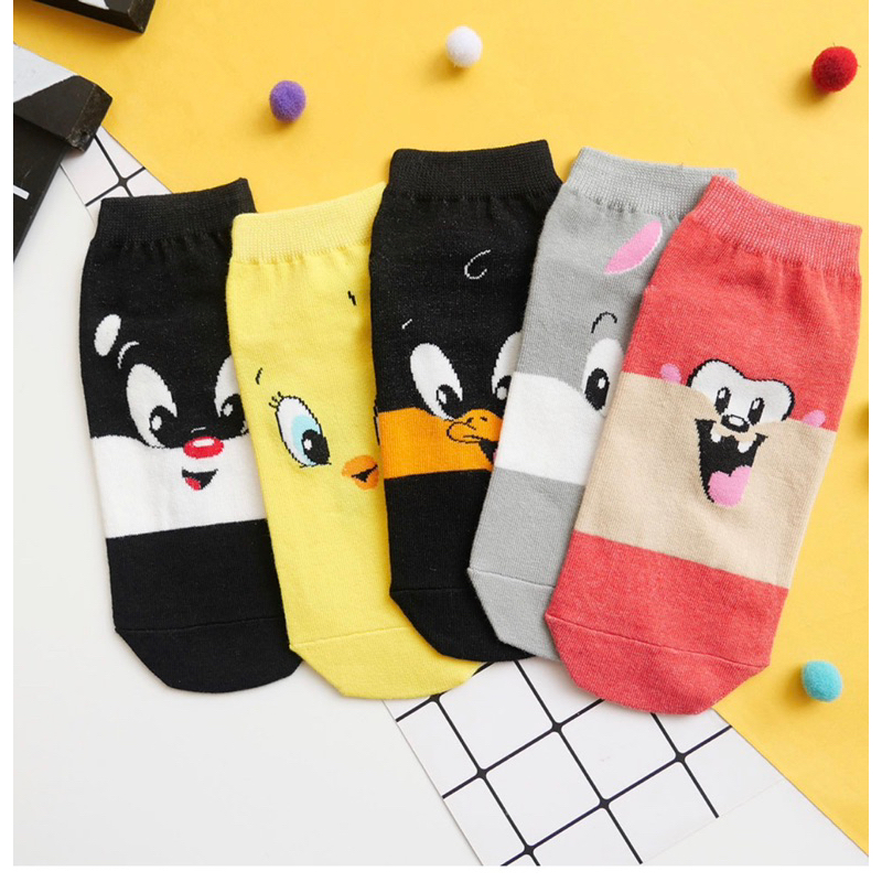 Korean Socks - Tweety Martian Cartoon Character Socks - Iconic Socks ...