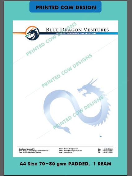 LETTERHEAD PER REAM A4, LETTER, A5 SIZE | Shopee Philippines