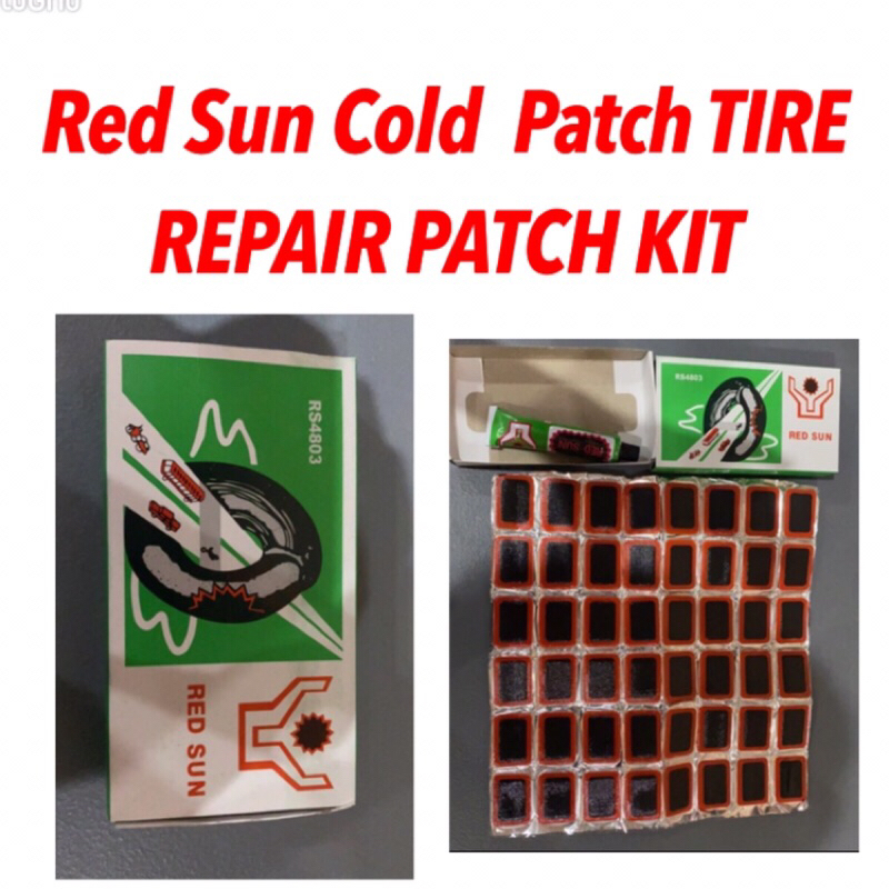 Red Sun Cold Patch TIRE REPAIR PATCH KIT | Shopee Philippines
