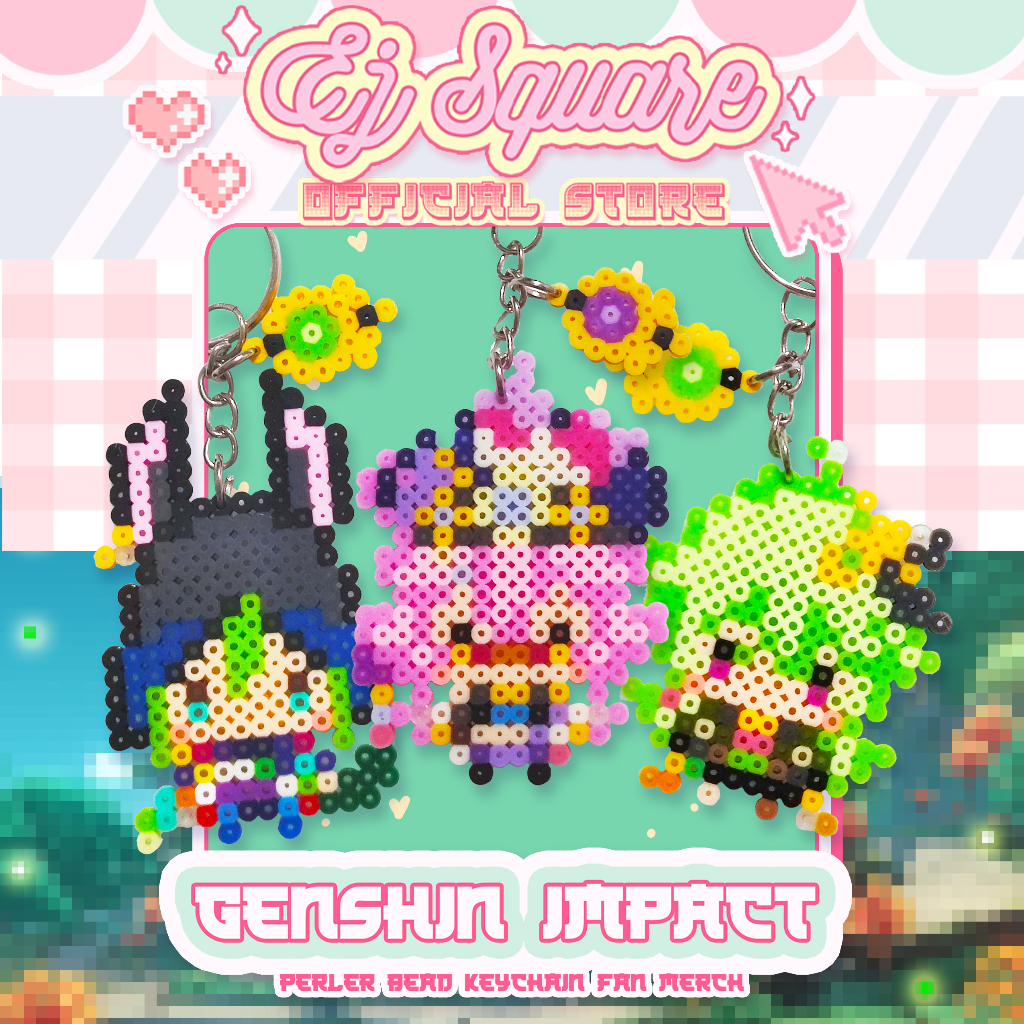 GENSHIN IMPACT SUMERU, FONTAINE, AND NATLAN CHARACTERS PERLER BEAD ...