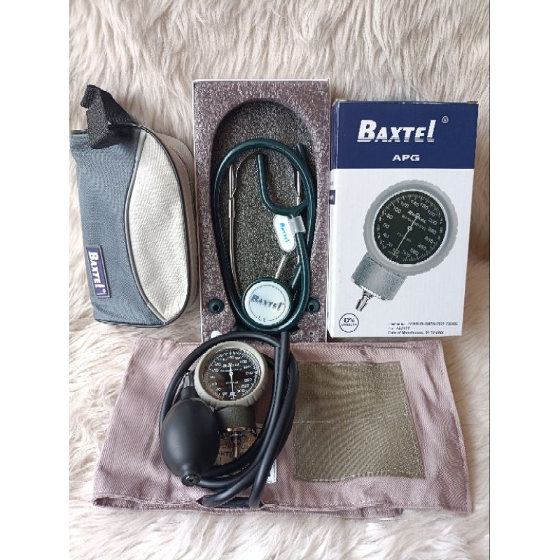 Baxtel APG GRAY Ring Aneroid BP/DARK GREEN DELUXE Stethoscope | Shopee ...