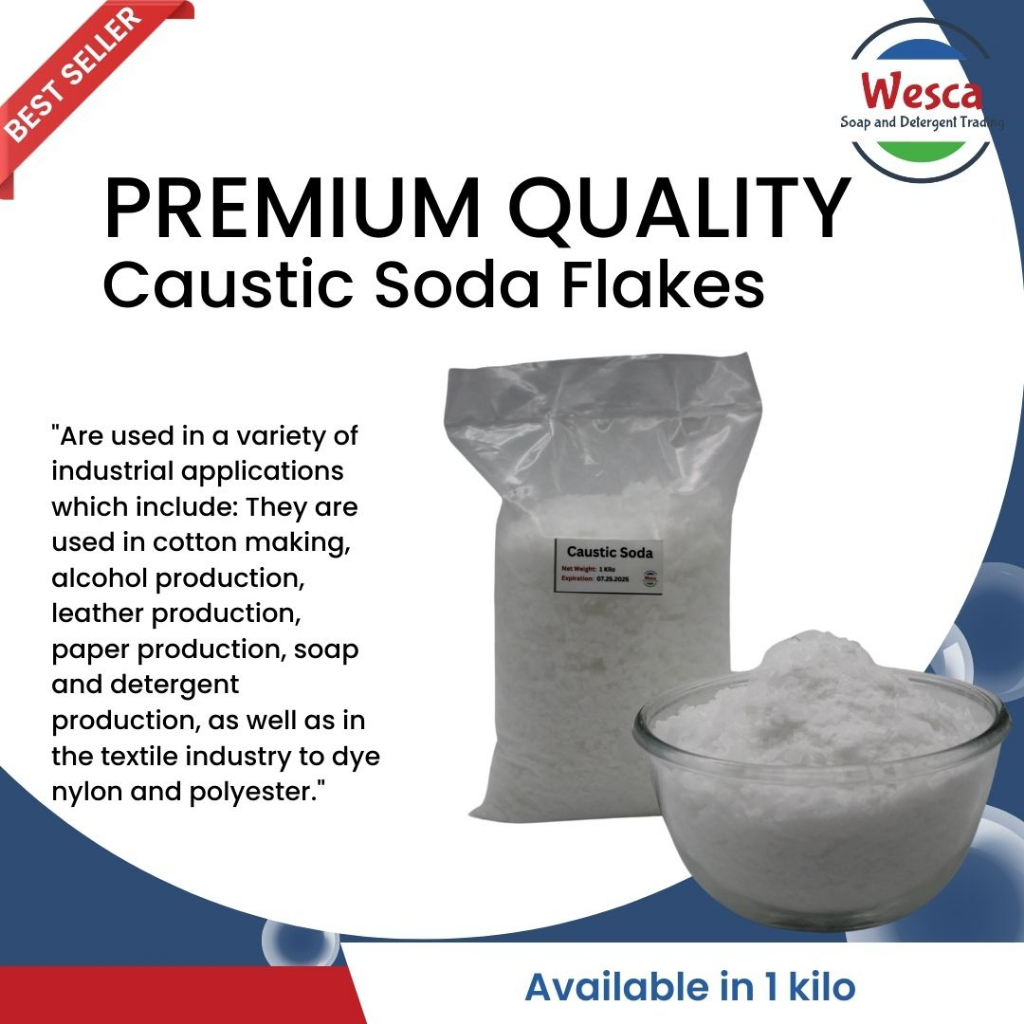 CAUSTIC SODA FLAKES/ LYE/ SODIUM HYDROXIDE 1kg | Shopee Philippines