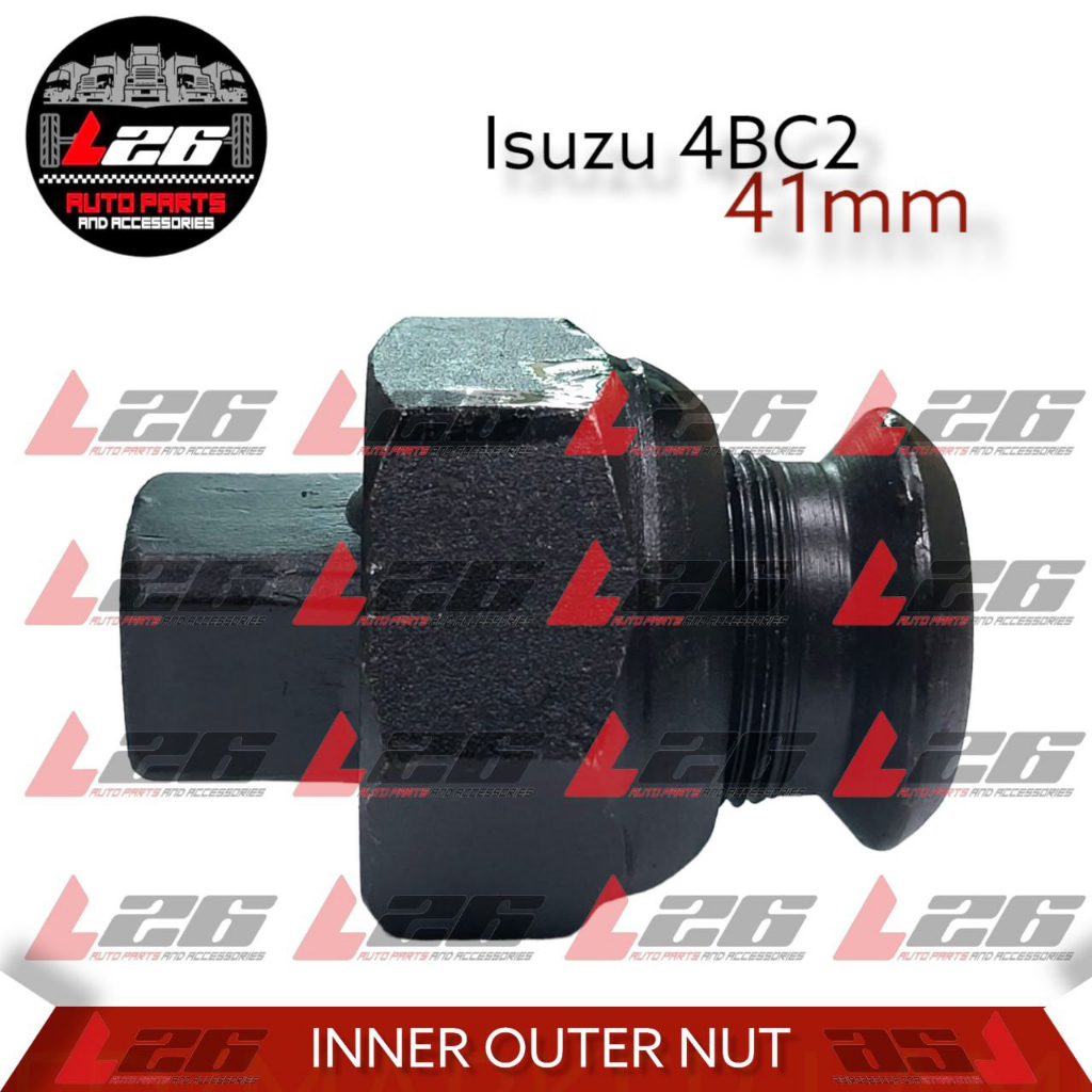 Isuzu 4BC2 INNER OUTER NUT 41mm RH/LH | Shopee Philippines