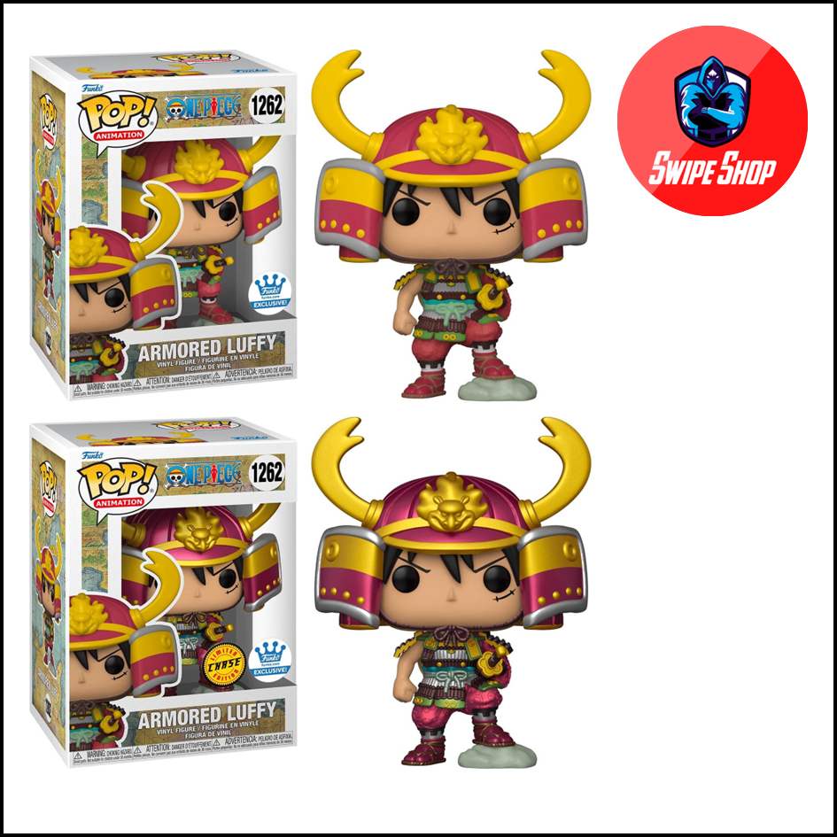 Funko Pop Armored Luffy Metallic Chase One Piece Funko Exclusive ...