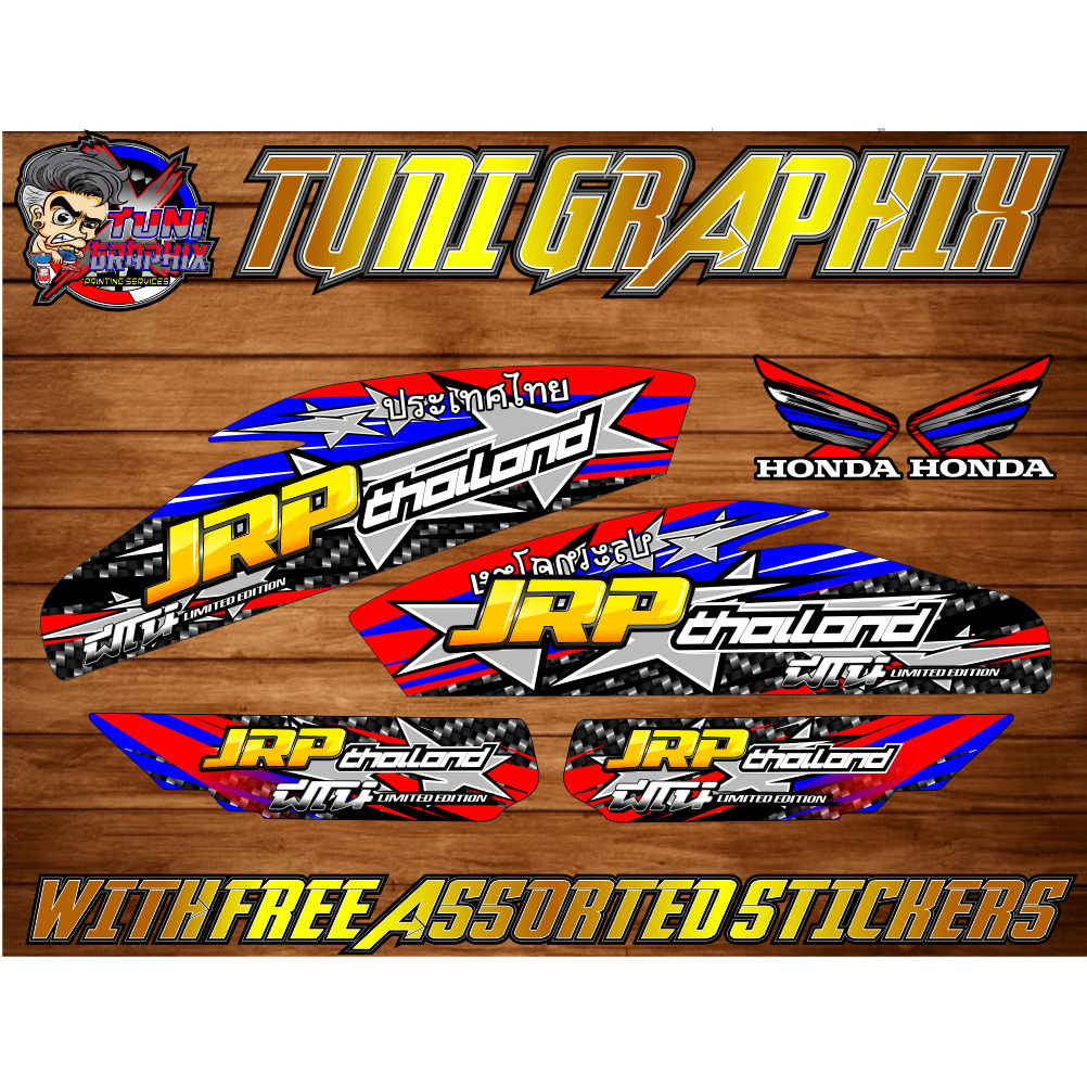 TMX/SKYGO/MOTOPOSH/RUSI/PINOY (JRP THAILAND v4 DECALS) | Shopee Philippines