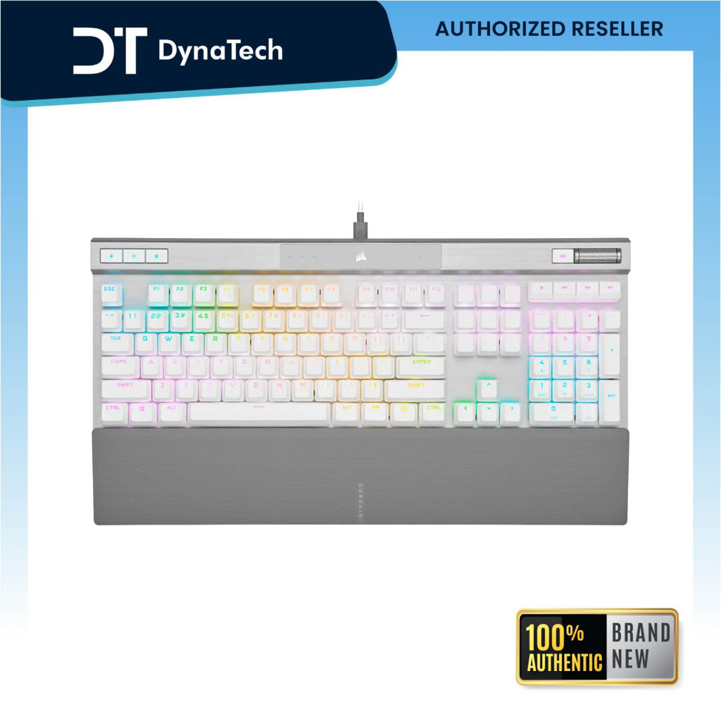 Corsair K70 PRO RGB Optical-Mechanical Gaming Keyboard (White CH ...