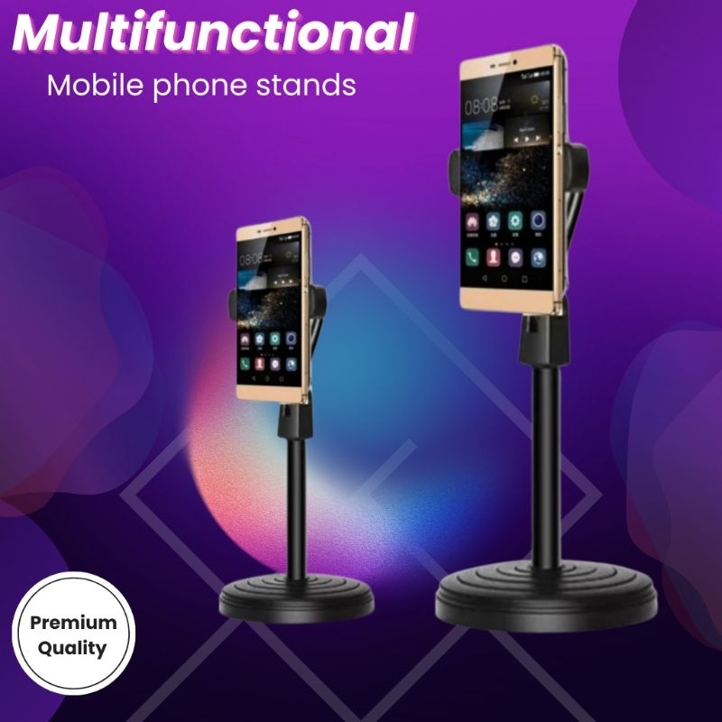 Multi Functional Retractable Mobile Phone Stand broadcast desk table ...